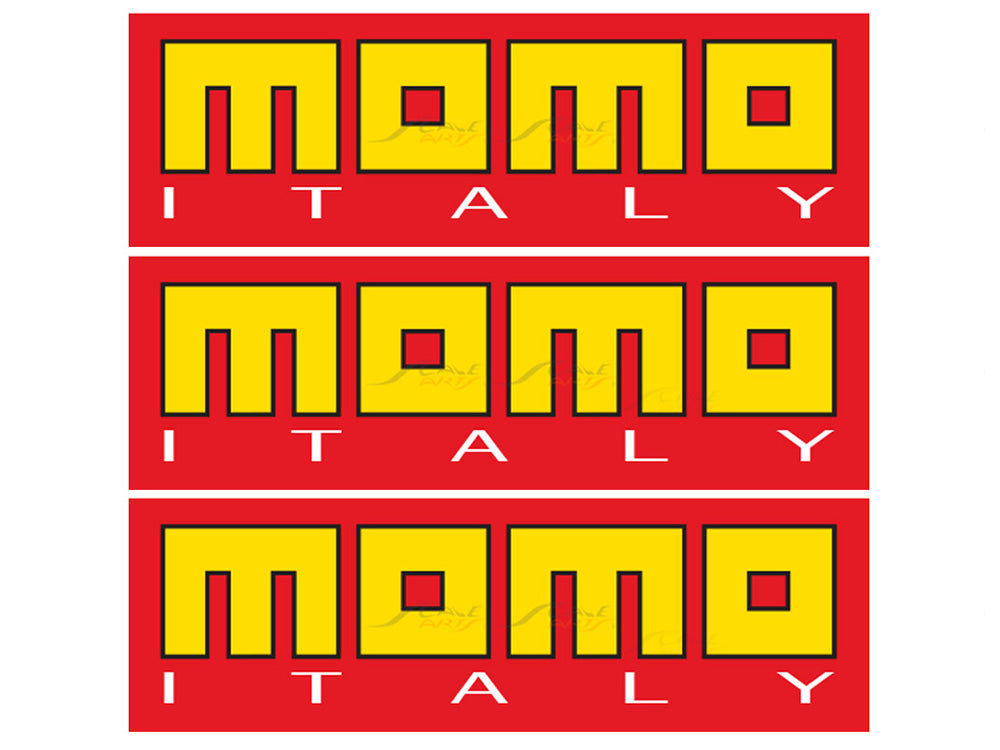 MOMO water resistant Car Bumper sticker set | Scale Arts India