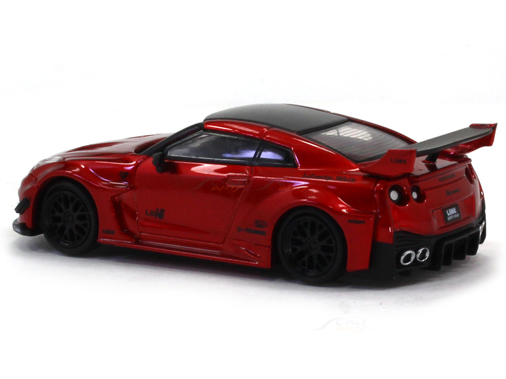 Nissan GT-R R35 LB 3.0 red 1:64 Dream TimeMicro diecast scale miniature ...