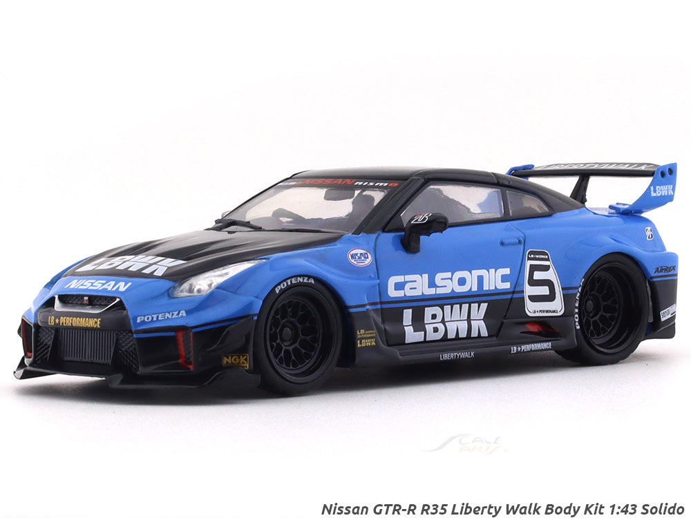 Nissan GTR-R R35 Liberty Walk Body Kit 1:43 Solido diecast scale model ...