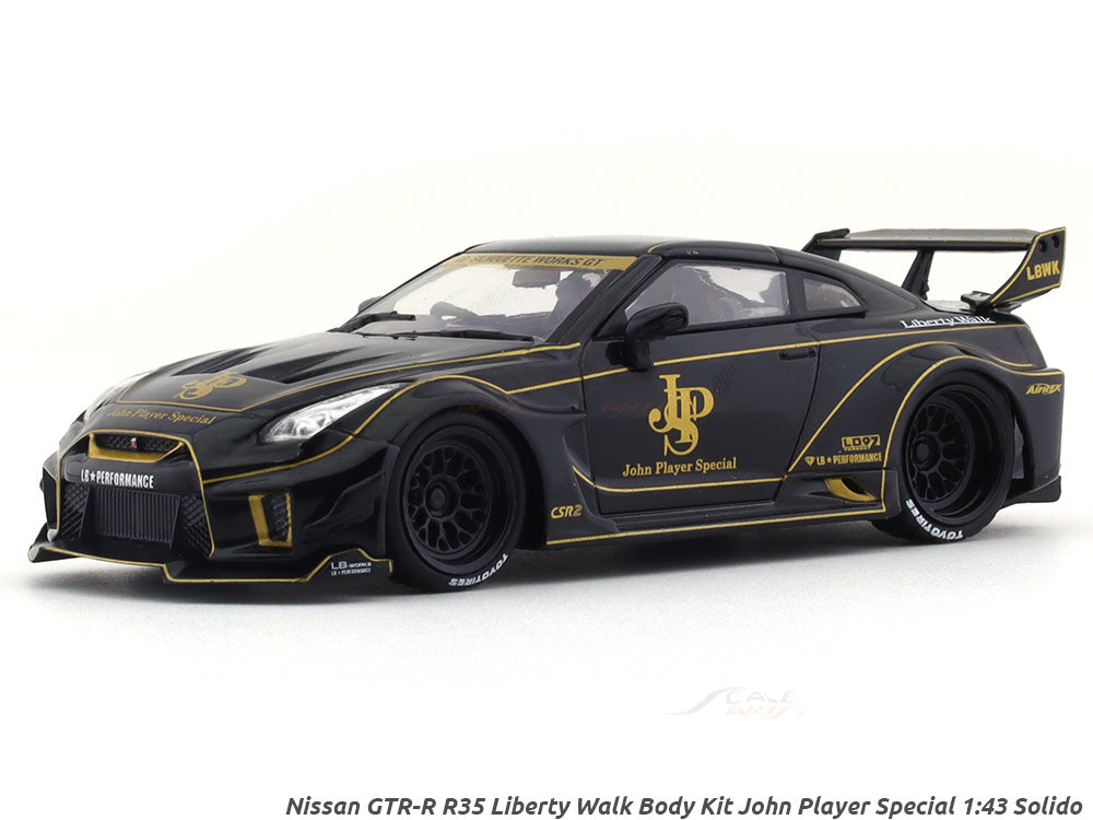 Nissan GTR-R R35 Liberty Walk Body Kit John Player Special 1:43 Solido ...