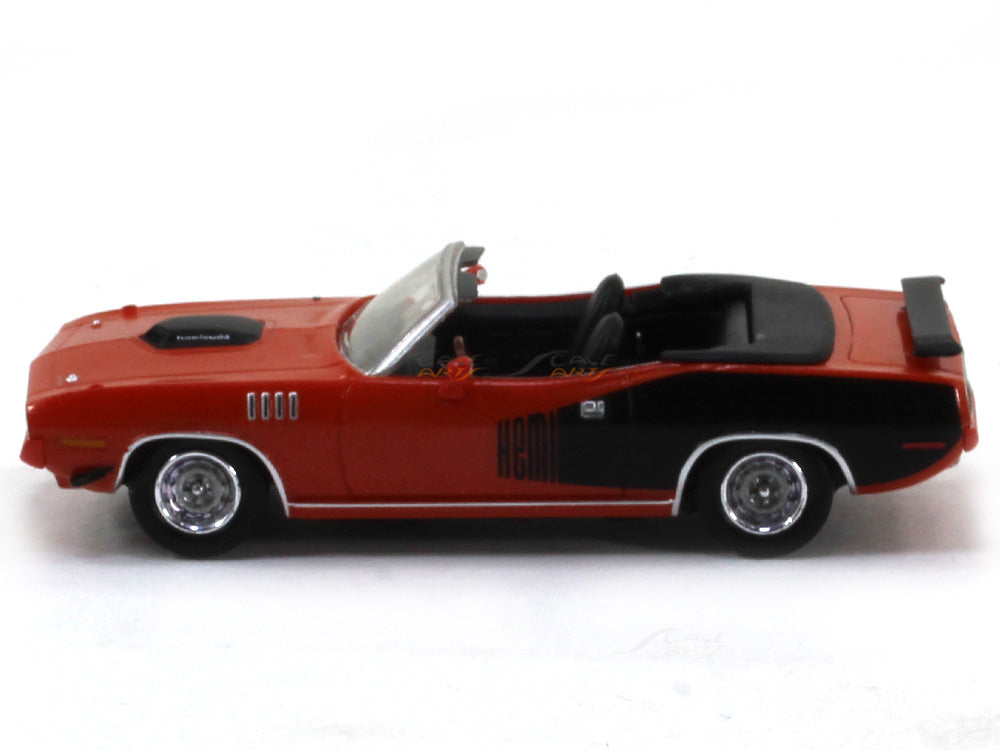 Plymouth HEMI Cuda Convertible red 1:87 Ricko HO Scale Model car ...
