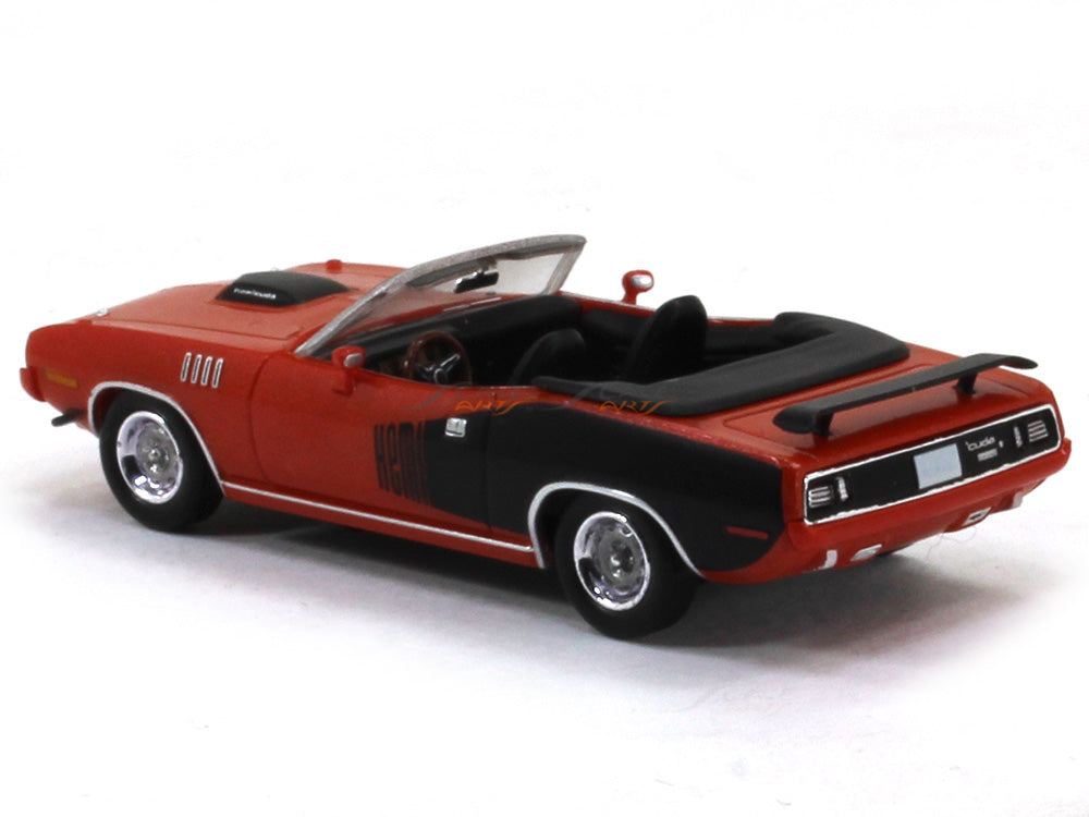 Plymouth HEMI Cuda Convertible red 1:87 Ricko HO Scale Model car ...
