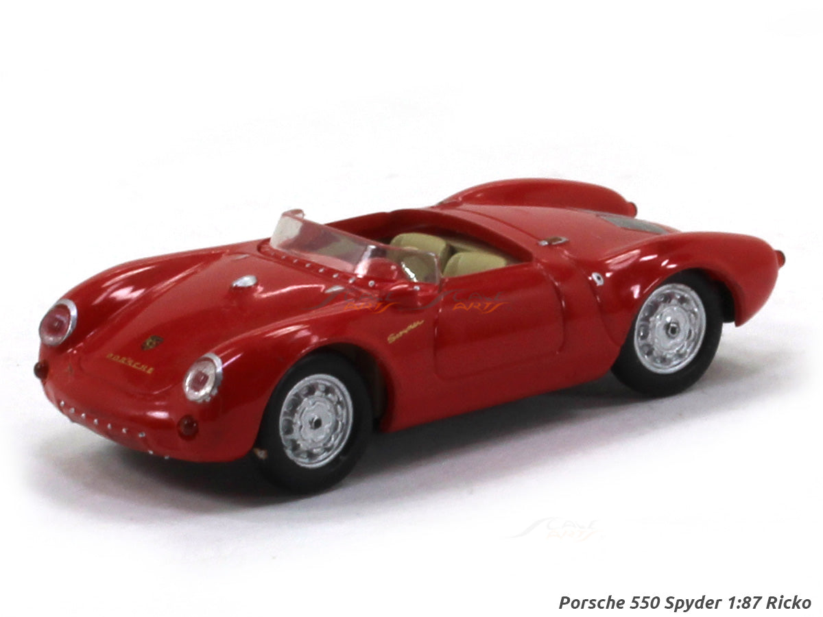Porsche 550 Spyder red 1:87 Ricko HO Scale Model car | Scale Arts India