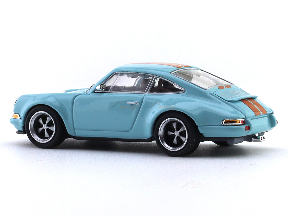 Porsche 911 964 Singer gulf 1:64 PopRace diecast scale model ...