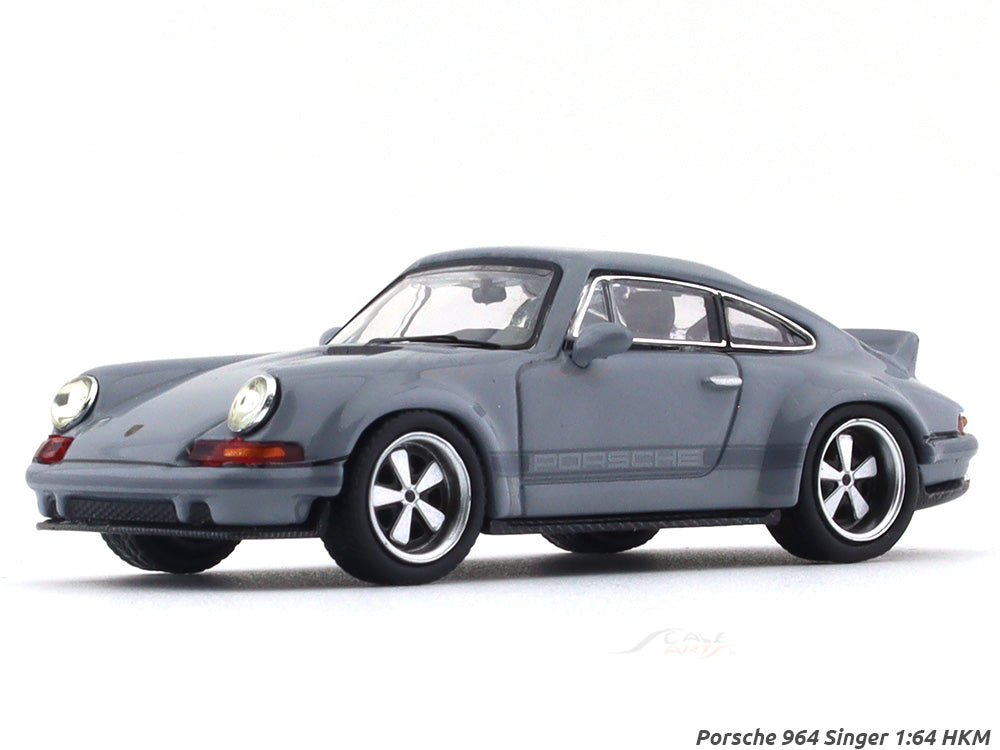 Porsche 964 Singer grey 1:64 HKM diecast scale model car | Scale Arts India