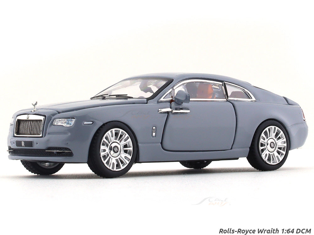 Rolls-Royce Wraith grey 1:64 DCM diecast scale model car | Scale Arts India