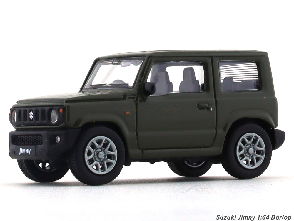 Suzuki Jimny Olive Green 1:64 Dorlop diecast scale model car | Scale ...