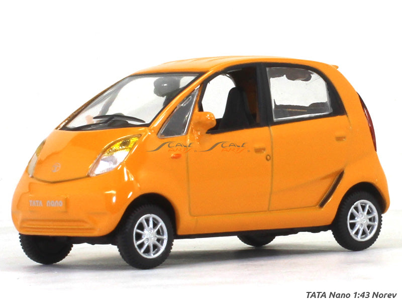 Tata Nano orange 1:43 Norev diecast Scale Model Car | Scale Arts India