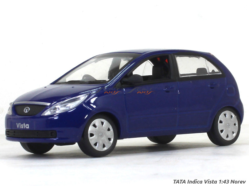 TATA Indica Vista blue 1:43 Norev diecast Scale Model Car | Scale Arts ...