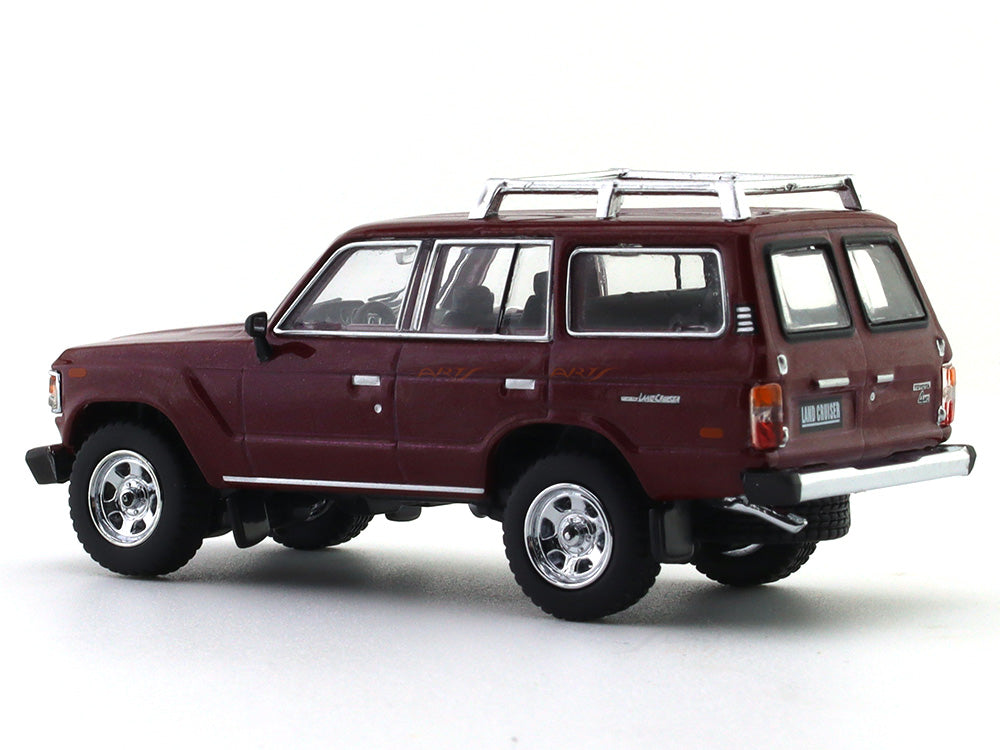 Toyota Land Cruiser LC60 red 1:64 GCD licensed diecast scale model car ...