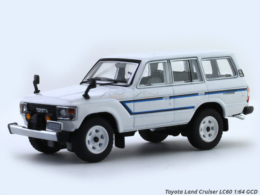 Toyota Land Cruiser LC60 white 1:64 GCD diecast scale model | Scale ...
