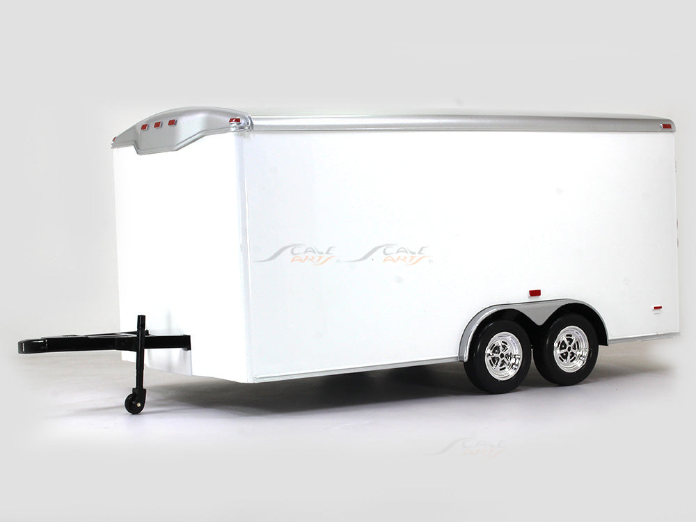 Enclosed Trailer 1:18 AutoWorld scale model | Scale Arts India