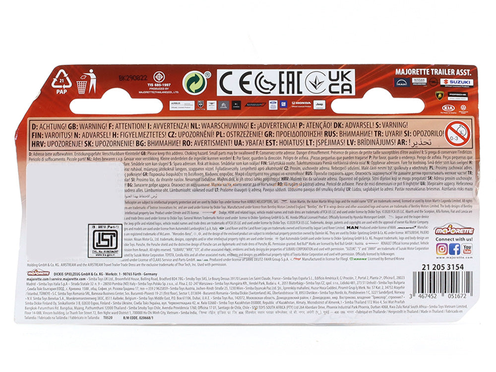 Mercedes-Benz G Class with trailer 1:61 Majorette scale model car ...